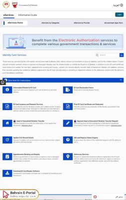 How to update CPR information in Bahrain Online? - Bahrain E-Portal